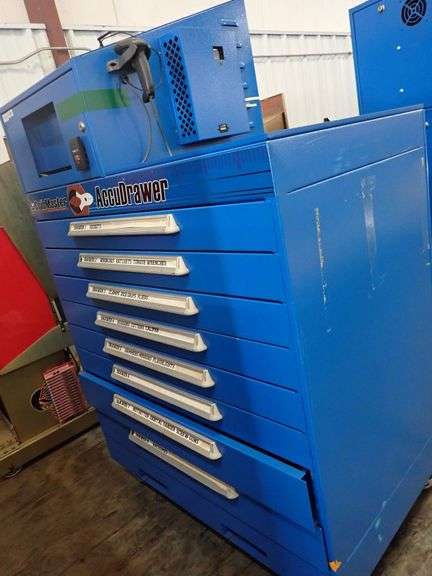 Portable Cribmaster Accudrawer 8-Drawer Tool Box - Yellow Tag Auctions