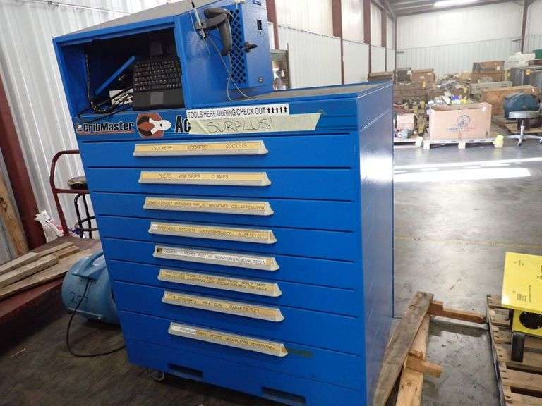 Portable Cribmaster Accudrawer 8-Drawer Tool Box - Yellow Tag Auctions