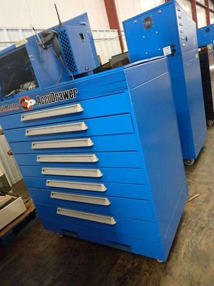 Portable Cribmaster Accudrawer 8-Drawer Tool Box - Yellow Tag Auctions