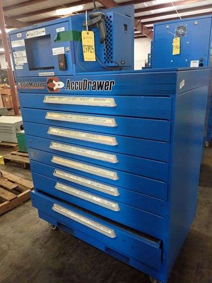 Portable Cribmaster Accudrawer 8-Drawer Tool Box - Yellow Tag Auctions