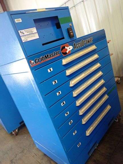 Portable Cribmaster Accudrawer 8-Drawer Tool Box - Yellow Tag Auctions