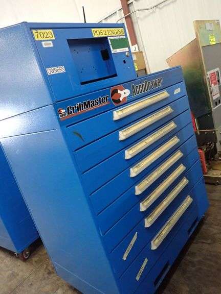 Portable Cribmaster Accudrawer 8-Drawer Tool Box - Yellow Tag Auctions