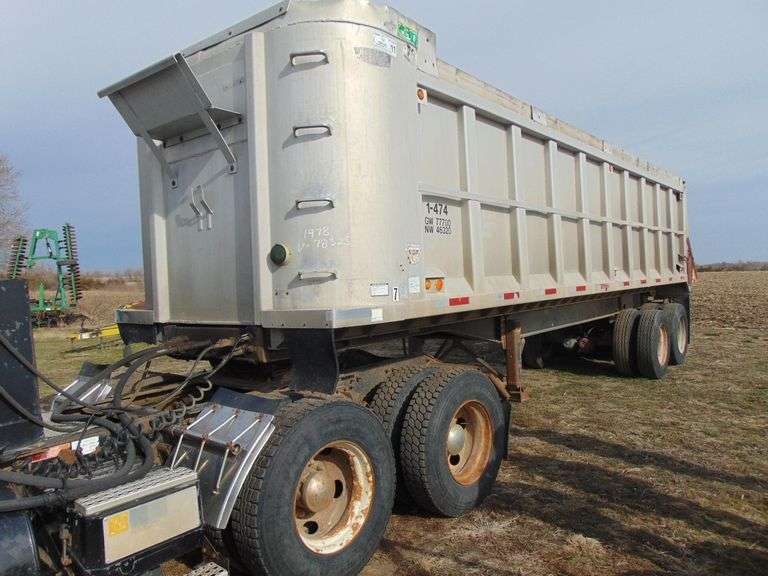 30 FT. BENSON ALUMINUM END DUMP TRAILER - Ziemer Hilbrands Auctions