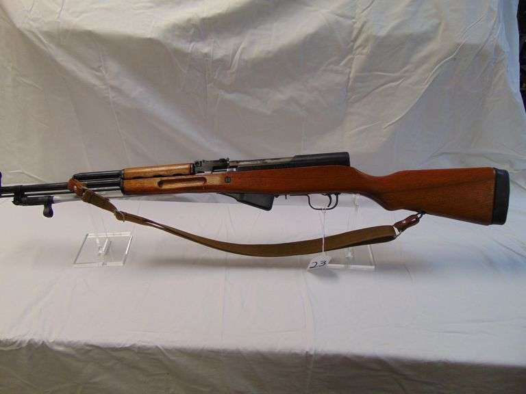 NORINCO POLYTECH SKS MODEL 7.62 X 39 MILITARY RIFLE, SEMI AUTO WITH ...