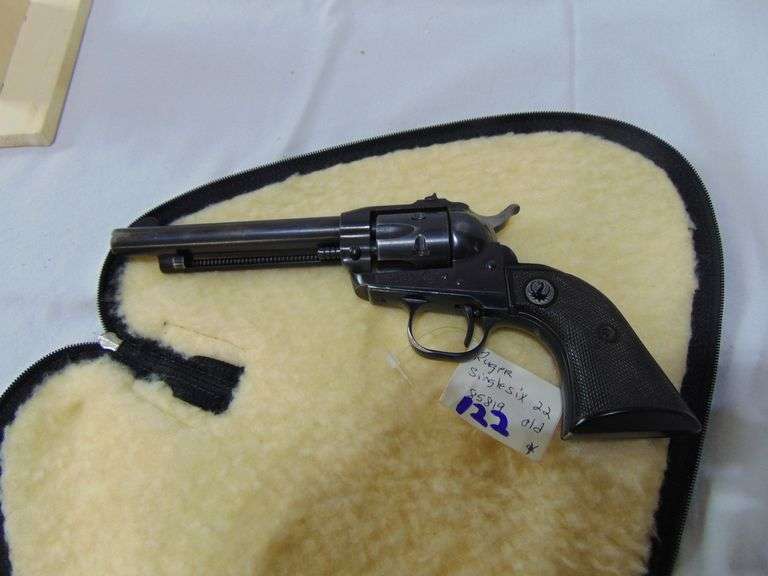 STURM RUGER SINGLE SIX, 22 CAL REVOLVER - S/N 85819, BORN 1958 VERY ...