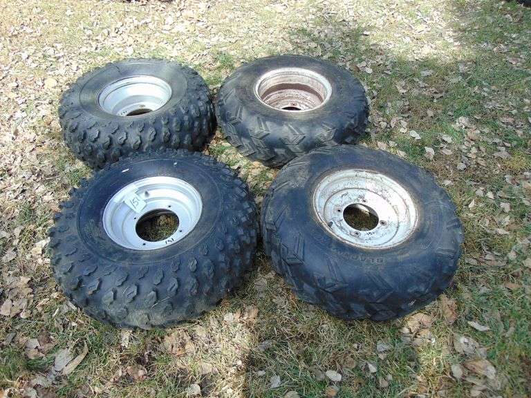 4 HOLE 4-WHEELER WHEELS - TWO -24-11-10 & TWO - 12-8-11 - Ziemer ...