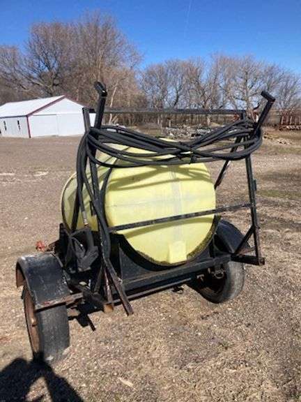 PULL TYPE 110 GALLON POLY TANK SPRAYER, HAND WAND ONLY, PTO PUMP 540 ...