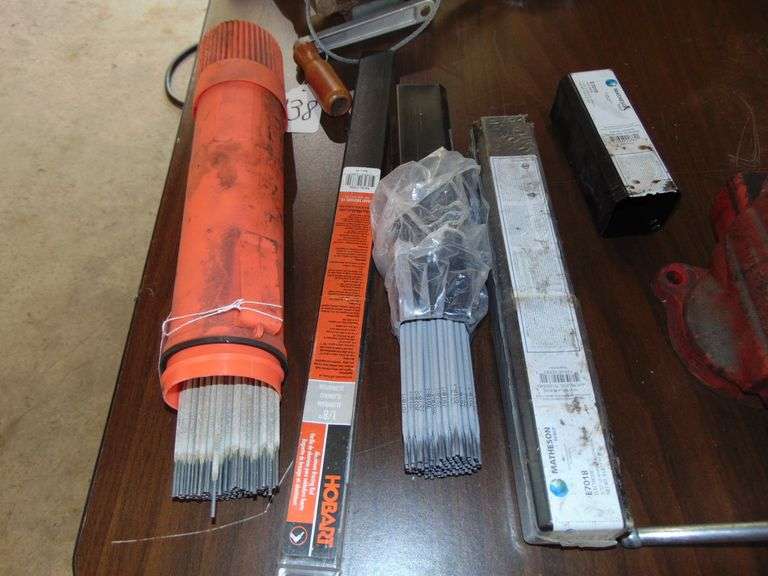 WELDING RODS - 6018, TWO BOXES 7018, ONE NEW, 1/8th IN BRAISING RODS ...